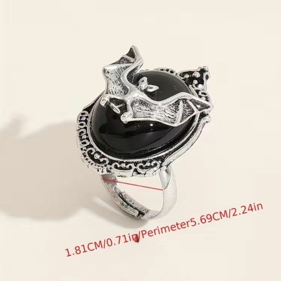 Jewelry | Gothic Adjustable Bat Statement Ring | Poshmark